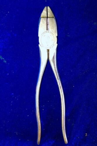 VINTAGE KLEIN TOOLS LINEMANS PLIERS AWARD / CERIMONIAL ? RARE NUMBERS ...