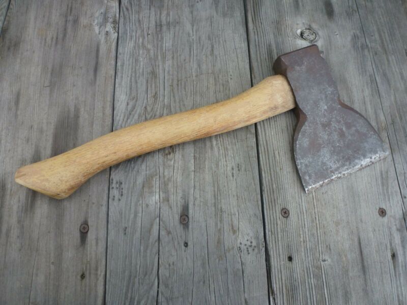 Vintage Plumb Broad Axe Hewing Hatchet Side Axe For Log Squaring ...