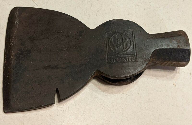 Vintage V&B Supersteel VAUGHAN & BUSHNELL Embossed Carpenter''s Hatchet ...