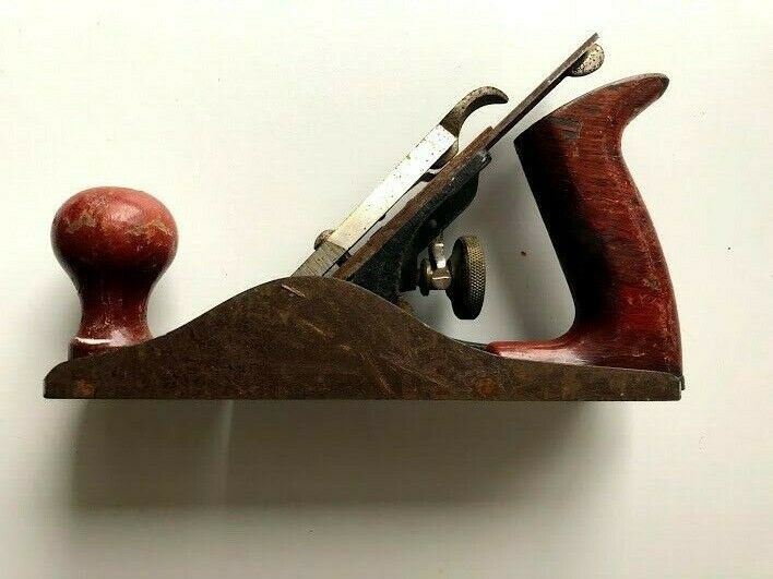 VINTAGE MILLERS FALLS WOOD PLANE SHARP BLADE 8X2.5IN SMOOTH BASE Wooden ...