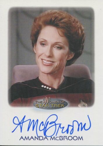 Women Of Star Trek Autograph Amanda Mcbroom Antique Price Guide