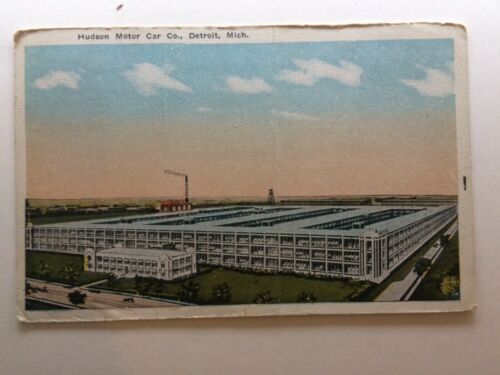 Postcard Hudson Motor Car Company 1917 Detroit MI -- Antique Price ...