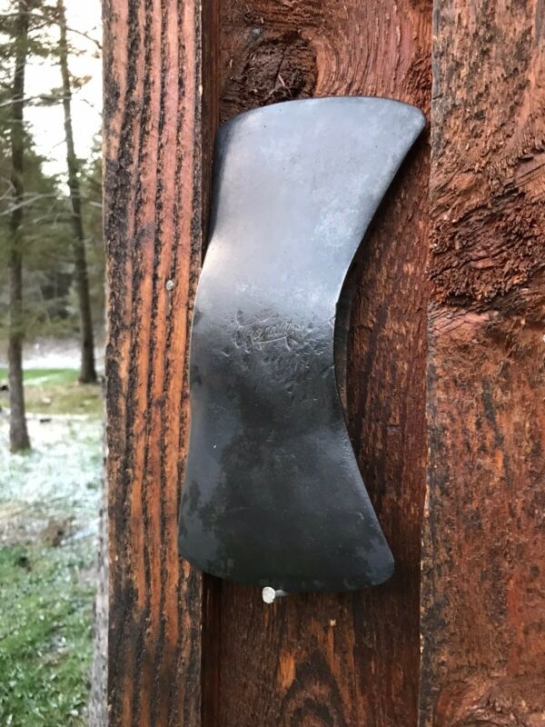 Vintage CLEARCUT 4 Lb.Double bit Axe SCRIPT LOGO Geo Worthington Co ...