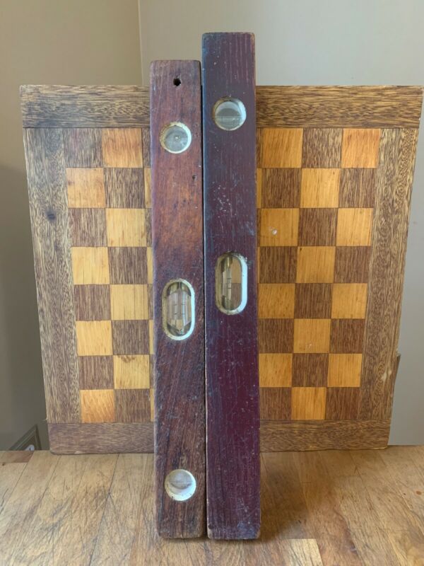 Peerless Level Tool & Co Lot Of 2 Levels, Antique Levels, Carpenters ...