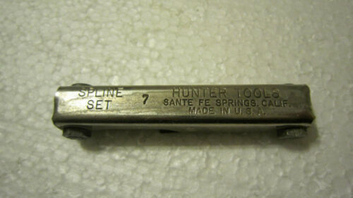 Rare- Vintage Smitty model 7 Hunter Tools Spline bristol Wrench Set, 6 ...