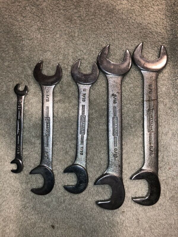 Williams 5 Piece ignition Wrench Set -- Antique Price Guide Details Page