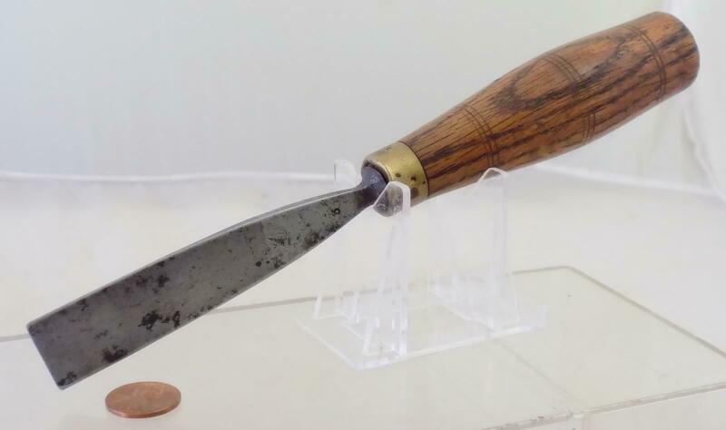Antique S.J.. Addis Wood Carving Gouge Chisel #3 Sweep 3/4" Cut 8.5 ...