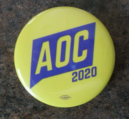 2020 NEW YORK CD-14 Democrat ALEXANDRIA OCASIO CORTEZ Congress YELLOW ...