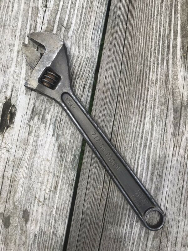 Vintage PROTO 712-SL Adjustable Wrench CLIK-STOP 12 Inch -- Antique ...