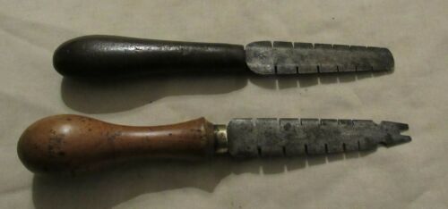 2 antique saw setting tools wooden handles saw set woodworking tools ...