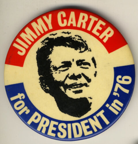 JIMMY CARTER - RICHARD NIXON Set of 2 Original Badges -- Antique Price ...