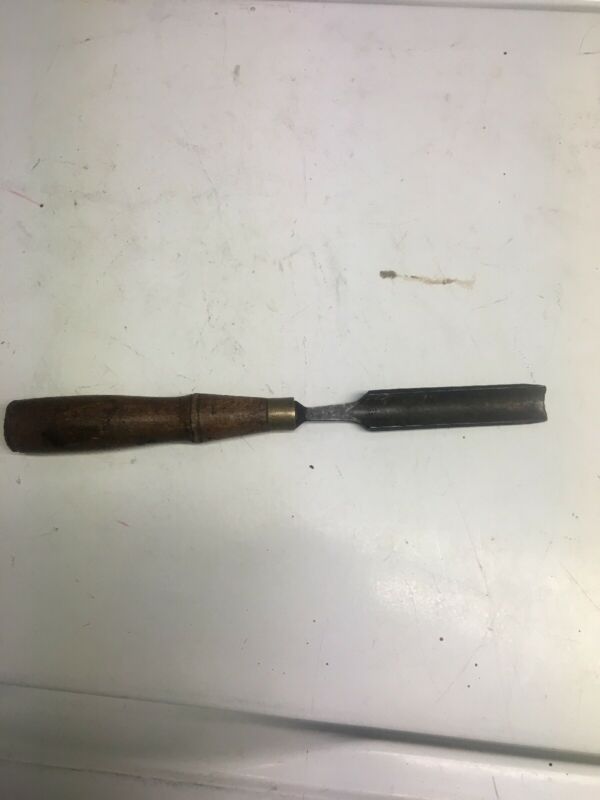 Antique BUCK BROTHERS cast steel Wood Chisel GOUGE 3/4'''' -- Antique ...