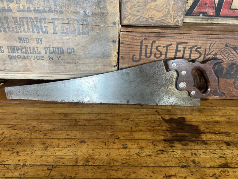 A90 Rare Antique E.C. Atkins Marked Saw -- Antique Price Guide Details Page