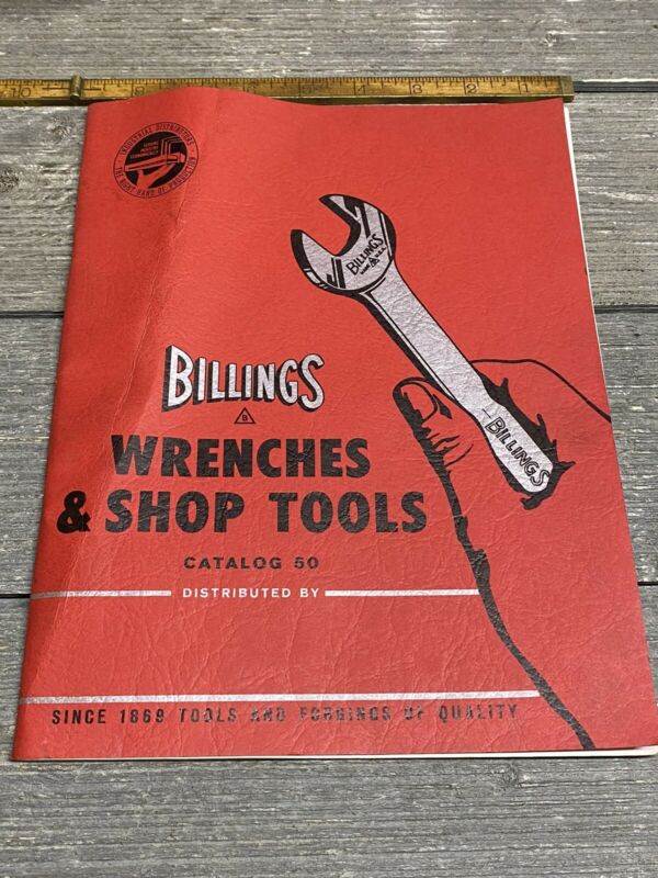 Vintage 1960 Billings Wrenches And Shop Tools Catalog No. 50 -- Antique ...