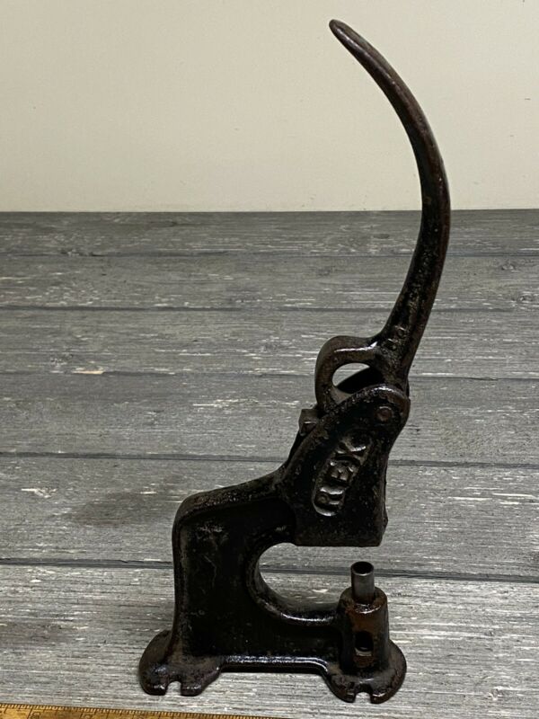 Vintage Rex No. 27 Cast-iron Rivet Riveter Press Leather Horse Tack ...
