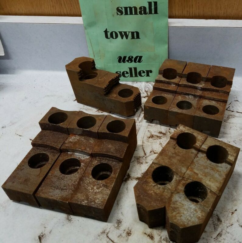 Vintage lot Step Blocks Hold Down Mill Fixture Machinist lathe chuck ...