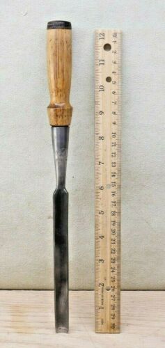 Old tools Vintage Pexto 1/2" incanal straight wood carving gouge Socket ...