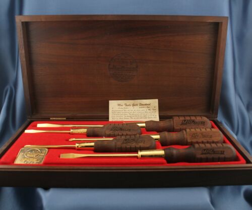MAC Tools Limited Edition 1986 Gold Plated 5 piece Screwdriver Set ...