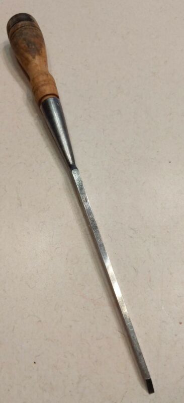 Vintage T.H. WITHERBY "Warranted" 1/8" x 12" Mortise Socket Chisel Tool ...