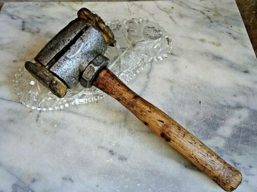 Vintage BASA HAMMER No. 3 Rawhide Leather Dead Blow Anti-Spark Hammer ...