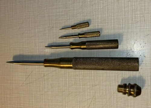Vintage Brass & Steel 4-in-1 Nesting Screwdriver Set 4 Different Sizes ...