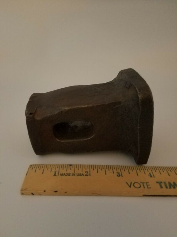 ANTIQUE UNMARKED FLATTER HAMMER HEAD BLACKSMITH PROJECT 3"/2" FACE 3lb ...