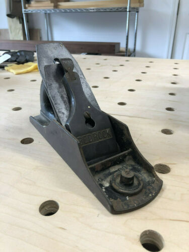 Antique 1895 Stanley Bedrock No. 604 1/2 Hand Wood Plane - Corrugated ...