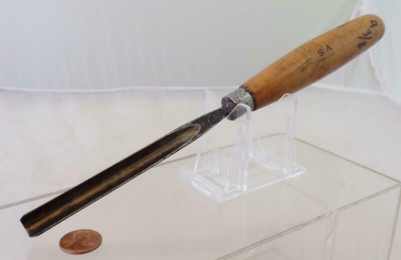 Vintage Marples Wood Carving Gouge Chisel #9 (11) Sweep 3/8" Cut 9.5 ...