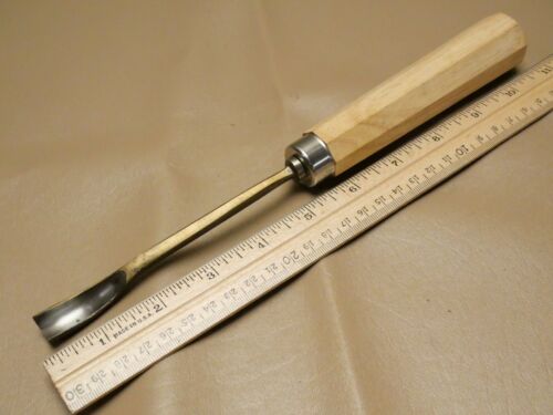 SCULPTURE HOUSE TOOLS 7/16" SHORT BENT No. 10 SWEEP WOOD CARVING GOUGE ...