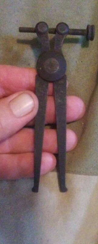 Antique Primitive Carpenters Mechanical Measuring Tool Lady Leg Style ...