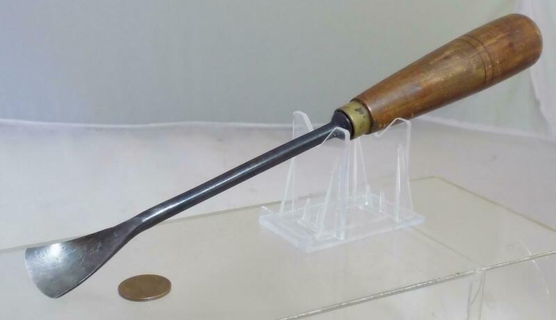 J. B. Addis Wood Carving Fishtail Gouge Chisel #6 Sweep 7/8" Cut 10 ...