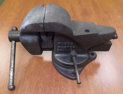 Vintage Wards Master Quality 3.5" Vise with Anvil Top -- Antique Price ...