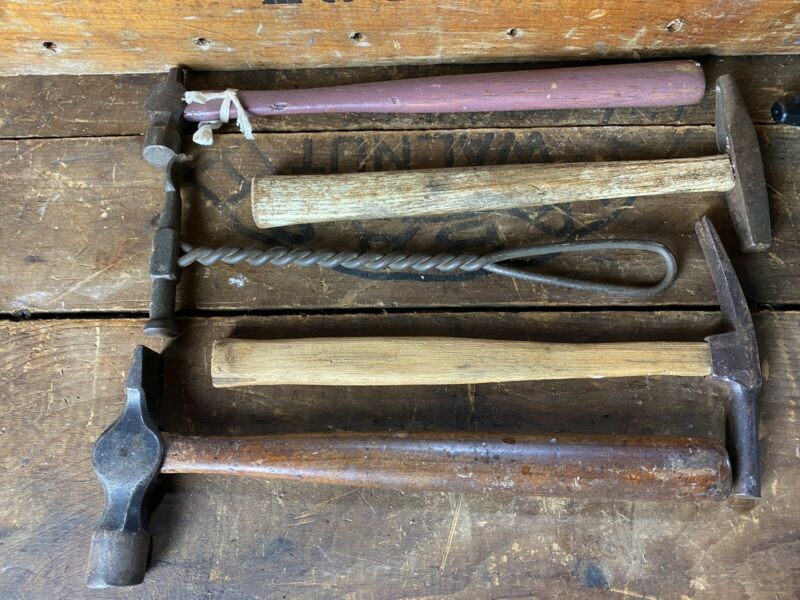 C95 Antique Vintage Small Hammer Head Lot old antique tool Blacksmith ...