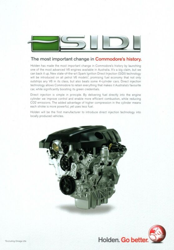 Holden Commodore Calais VE SIDI Sales Brochure -- Antique Price Guide ...