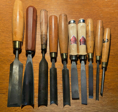 Set of 10 Chisels and Gouges -- Antique Price Guide Details Page