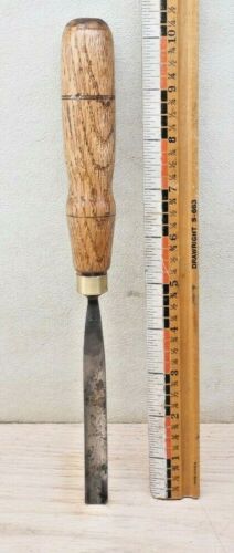 Old wood carving tools Vintage 1/2" S. J. Addis No. 13 long bent ...