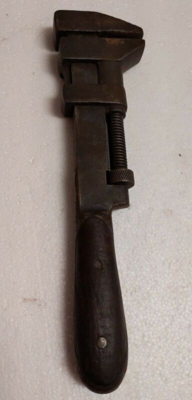 Vtg H.D. Smith Co PERFECT HANDLE 10-3/4" Adjustable Monkey Wrench PAT ...
