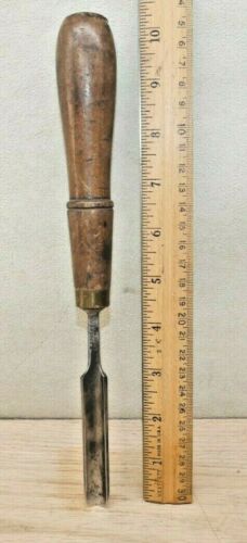 Old woodworking tools Vintage W. Butcher 1/2" No. 7 Sweep wood carving ...