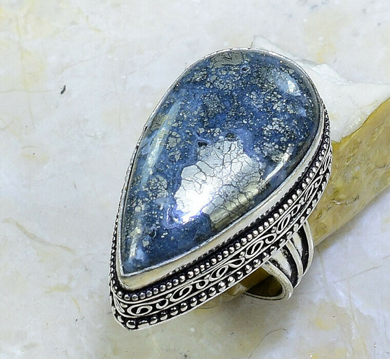 APACHE GOLD STONE ANTIQUE DESIGN RING SIZE 7 1/4; X24016 -- Antique ...