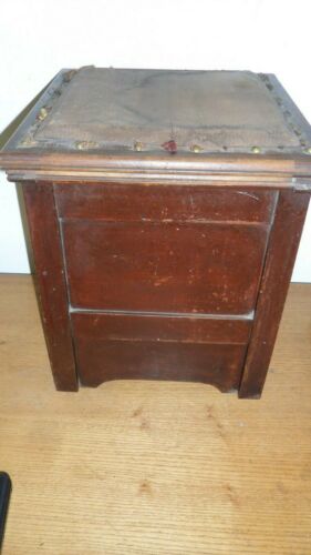 Antique Primitive Wood Chair Commode Toilet Box Seat Porta-Potty ...