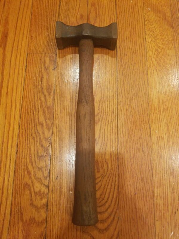 Vintage Blacksmiths Double Square Faced Hammer Auto Body No 36 Branded ...