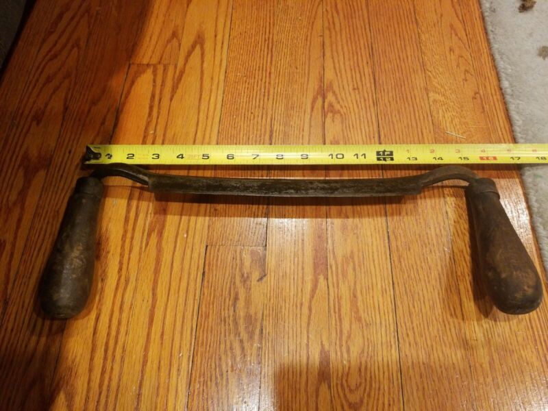 Vintage 10" Draw Knife Ship Builders Barrel Makers Tool Unbranded ...