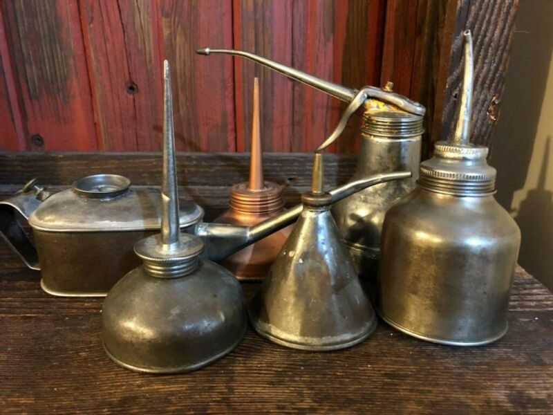 Collection of Vintage oilers. Various styles. -- Antique Price Guide ...