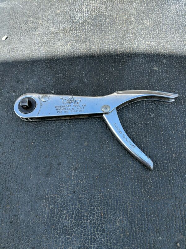 Vintage 3/8" Drive CRICKET Stationary Ratchet Wrench Davenport Tool ...