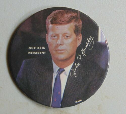 John F. Kennedy JFK 1961 Inaugural campaign pin button political ...