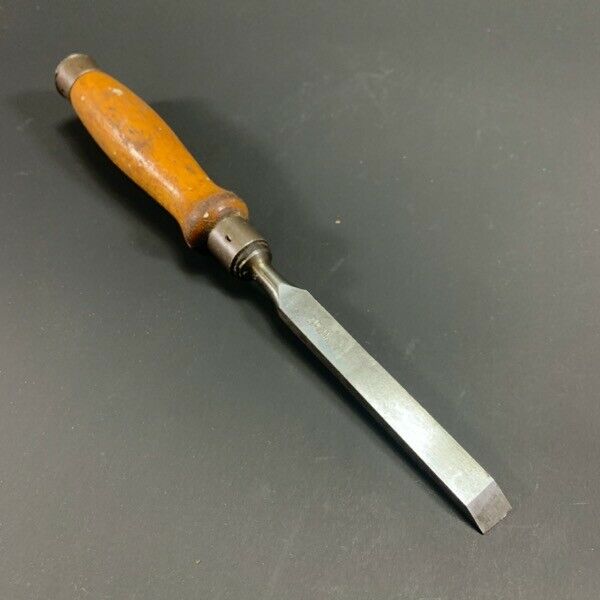 VINTAGE TITAN AUSTRALIA 1/2" STRAIGHT EDGE CHISEL WOODWORK OLD TOOLS ...