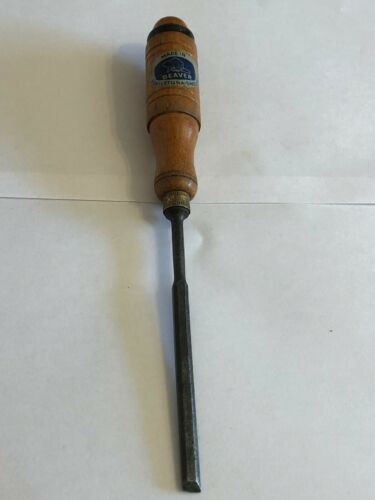 Original Beaver Wood Chisel 1/4 Inch Wide,9 Inches Long Eskilstuna ...