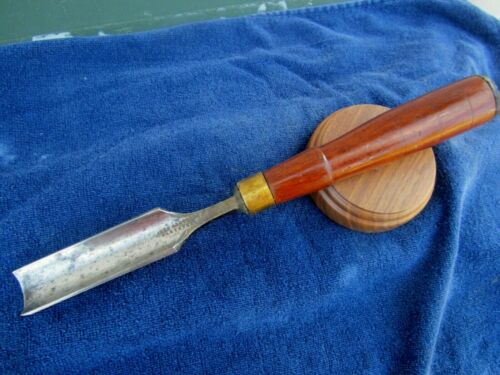 BUCK BROTHERS 1-1/4 INCH GOUGE TIMBER & BOAT FRAMING WOOD CHISEL ...