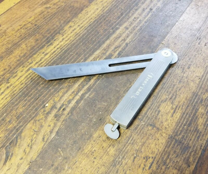 ANTIQUE Tools STEEL BEVEL • RARE Craftsman VINTAGE Woodworking Tools ...