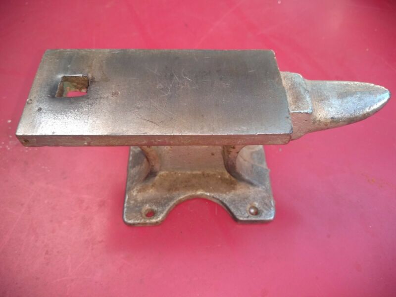 MINI ANVIL CAST IRON 1.5 LBS Chromed. Steel Top -- Antique Price Guide ...